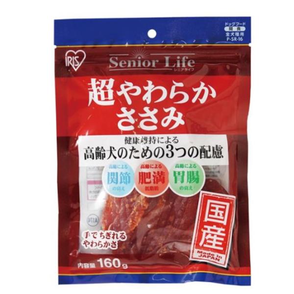 ●高齢犬でも食べやすい●やわらかタイプのジャーキー●高齢犬が抱える関節・肥満・胃腸の3つの問題に配慮した全犬種用ジャーキーです●高齢犬に配慮してグルコサミン、オリゴ糖を配合●手でもちぎれる柔らかさです