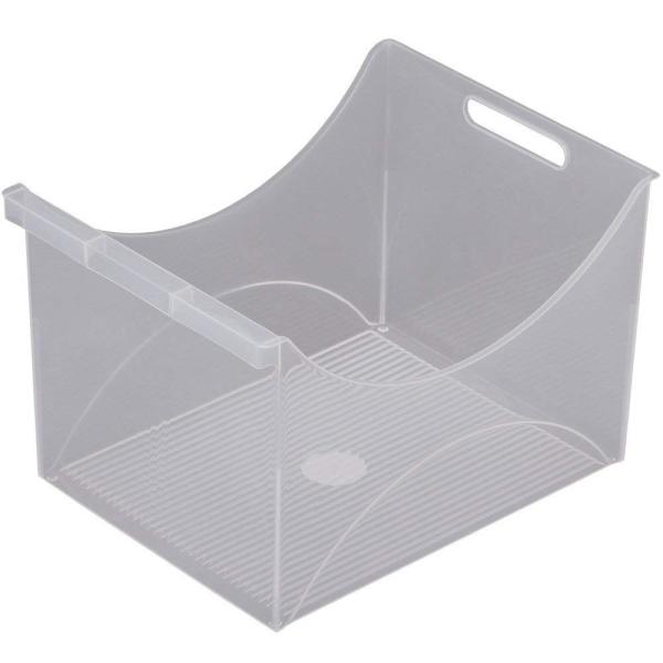 ●デスクの引き出し内やキャビネット内の書類整理に便利なA4サイズのファイル収納ボックスです●底面を山切形状にすることでファイルや書類が溝に入り、倒れにくくなります●2ヵ所のインデックススペースでデスクの引き出しやキャビネットの中でも認知がし...