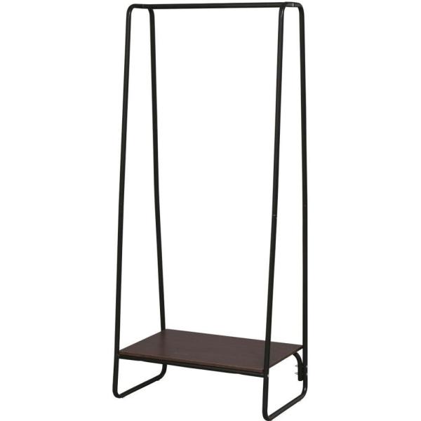 ●シワなく衣類を収納するのに適したデザインパイプハンガーです。●かける・おける二つの機能を備えています。●ハンガーには衣類をかけて収納し、底板には、帽子やカバンなどのファッション小物の収納にご活用いただけます。●ハンガー部分はクロムメッキ加...