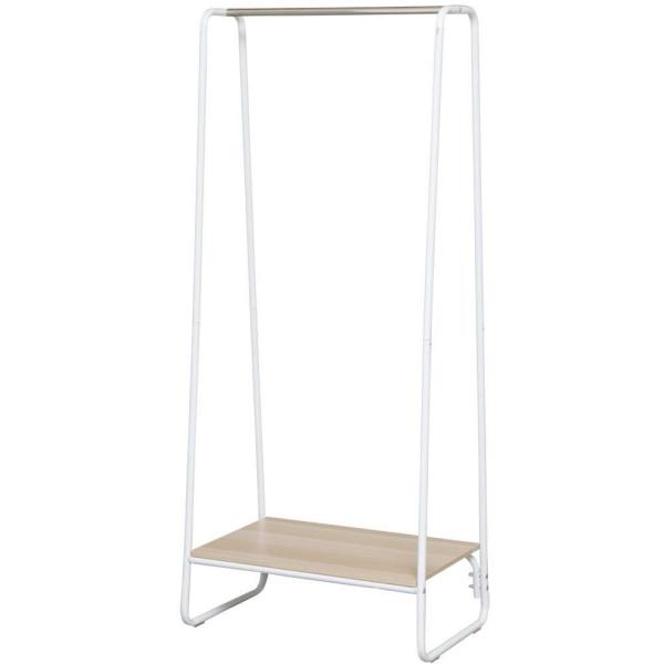 ●シワなく衣類を収納するのに適したデザインパイプハンガーです。●かける・おける二つの機能を備えています。●ハンガーには衣類をかけて収納し、底板には、帽子やカバンなどのファッション小物の収納にご活用いただけます。●ハンガー部分はクロムメッキ加...