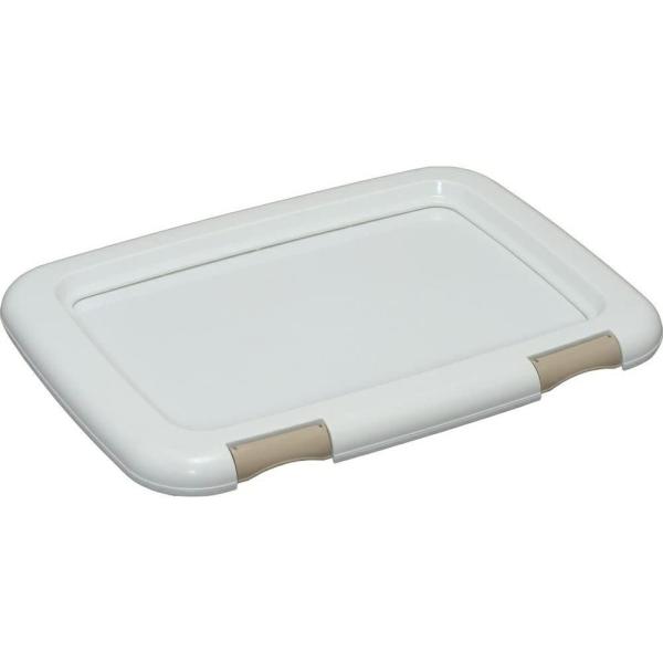 ●おしっこのフチもれを解決するペットトレーです●シーツのフチが立ち上がる仕様で、おしっこがシーツ裏へ回り込むのを防ぎます●コーナーのスリットでしっかりシーツを固定し、ズレやヨレを防ぎます