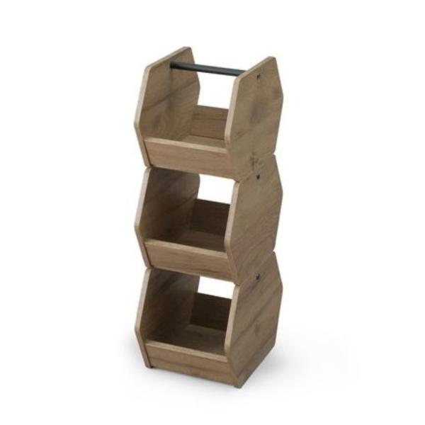 ●「ワンルームでもお部屋が広く使える」をコンセプトに省スペース設計した家具シリーズ●デザインとサイズにこだわった収納ボックスです●持ち運びもできる取っ手付きで、小物も向きを変えればすっきり隠せるデザインです