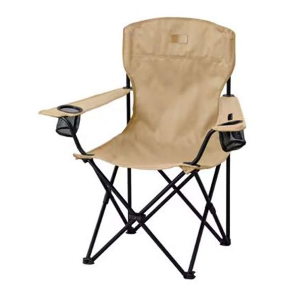 ●ゆったり座れる広座面設計のキャンプチェア ハイタイプです●よりリラックスして座れるよう、背もたれの角度にこだわりました●組み立て、収納が簡単に行えます●ひじ掛けにはドリンクホルダー2個とスマホホルダーが付いています●収納に便利なキャリーバ...