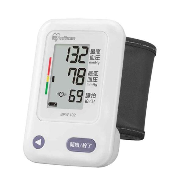 ●手首に巻き付けて測定する血圧計です●アイリスオーヤマと医療機器を手掛ける国内メーカー A&amp;D Medicalの共同開発です●ワンボタンでスピーディー且つ正確に測定ができます●測定後、最高血圧、最低血圧、脈拍数、血圧レベルを表示しま...