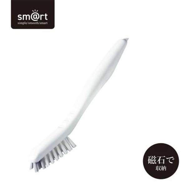 ●浴室の壁・洗濯機にピタッ! すぐに使えて磁石で収納●浴室の壁・洗濯機にピタッと収納できるシューズブラシです●運動靴や上靴のお手入れ、浴室等のお掃除に