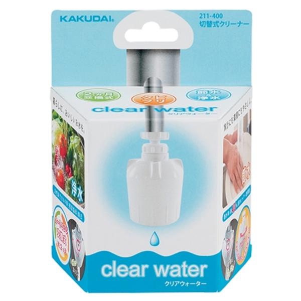 ●水流切替：ストレート（浄水）・シャワー（原水）●先端にふくらみのある外径16ミリのパイプ、泡沫ネジ（W22山20）に取付けできます。●交換目安：約2ヵ月（1日10L使用時）●クビフリ機能付き（左右で25°まで調節可能)●使用温度：浄水1〜...