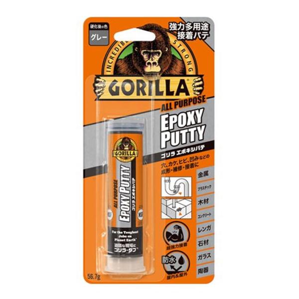 ●さまざまな素材の穴、カケ、ヒビ、凹みなどをこれ1本で簡単・強力補修！●練るだけ簡単 ハードに硬化●強力防水●多用途・超強力接着●ドリル、釘打ち(釘打ちの際は下穴を開けてください)、研磨、塗装OK●耐寒・耐熱(−29〜149℃)●屋内・外O...