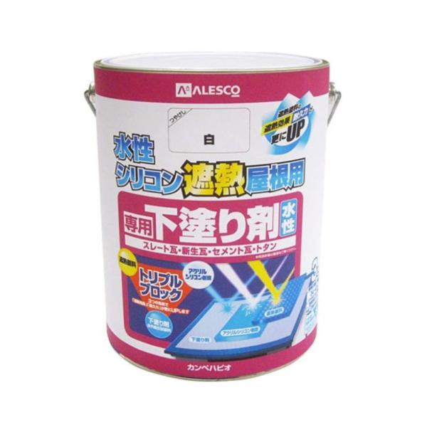 ●水性シリコン遮熱屋根用の下塗りとして使用することで、さらに遮熱効果をアップします