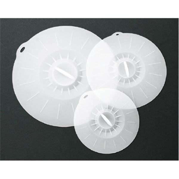 ●脱、使い捨て！●繰り返し使えて、環境に優しく経済的！●下ごしらえ→調理→保存→温め直し、たくさんの場面で活躍！●表面のリブで沈みにくい構造！●真ん中を軽く押すだけでピタッと密着！●フチを持ってサッと簡単取り外し！●マグカップや小鉢、ボウル...