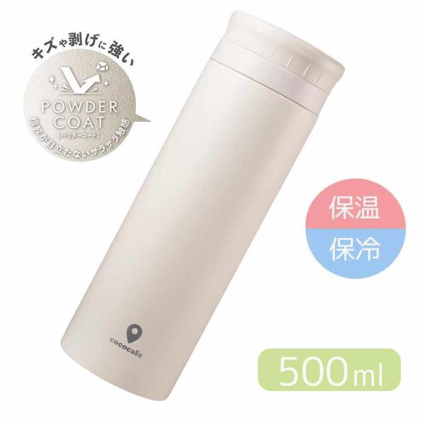 ●ホッとひと休み、ここがいつものカフェになる●開けるも閉めるもクイッとカンタン半回転●リブがあるので手にかかって取り出しやすい●塗装が剥げにくく、指紋が付きにくいパウダーコート●氷ストッパー付き