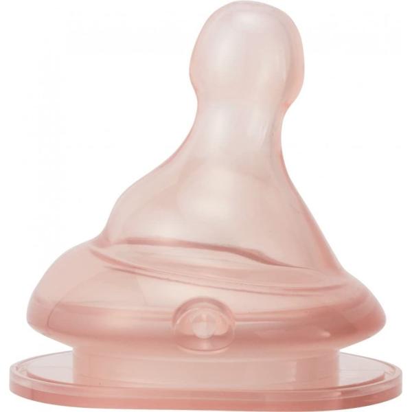 ●テテオ授乳のお手本哺乳びん「LiCO」専用のMサイズ乳首です●乳首は、赤ちゃんのチカラでしっかり乳首をつぶすために先端は丸いカタチをしています●赤ちゃんのお口に含ませてあげるだけで自然に正しいくわえかたができるよう、角度を付け、上下非対称...