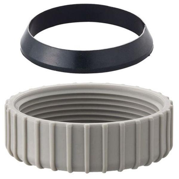 ●BL仕様流し台の排水栓ネジ部(呼び50)に排水パイプ(呼び40)を直接接続するナットです