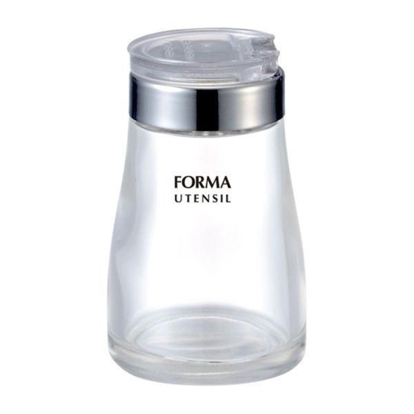 ●ガラス＆ステンレスの塩入れ●ステンレスとガラスの、上質感あふれる人気の卓上用品●片手で開閉できるワンタッチフタ付き塩入れ