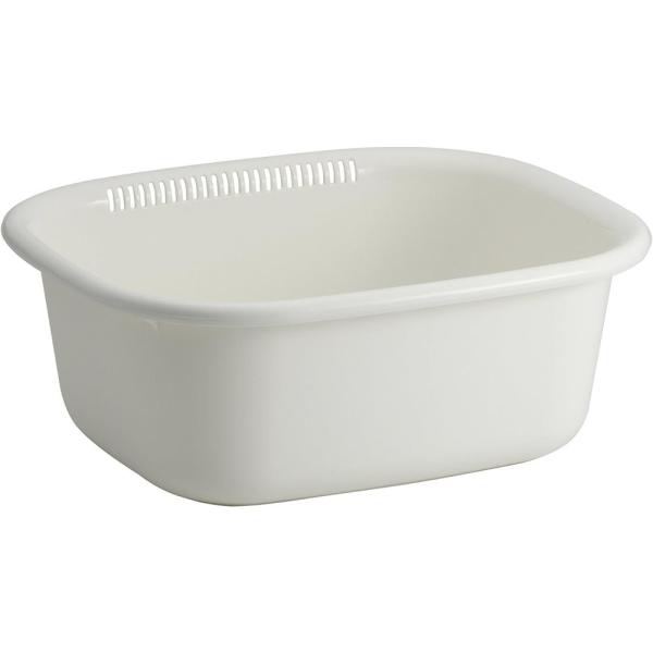 ●食器洗い・つけおき洗いに●抗菌効果で清潔に使える、角型フォルムのプラスチック製洗いおけ●シンクのカーブにフィットするフォルムだから、シンク内のスペースを有効活用できます●銀イオンのチカラで細菌やカビの繁殖を抑制します
