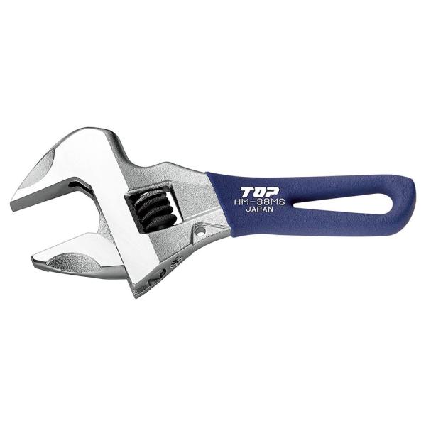 ●ガタ無しウォーム搭載により一度決めた口開きは再調整不要です●ガタが無いのでボルト・ナットを痛めません●丈夫な硬質ビニールグリップ付ですので軍手で握っても滑りません●高所作業での落下防止・紛失防止に最適なセーフティコード用の穴を設けてありま...