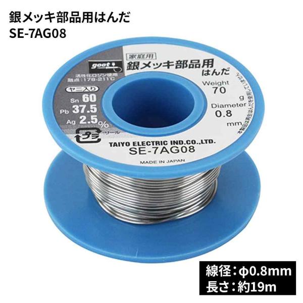 ●銀メッキ部品のはんだ付けに最適です●銀メッキ部品用はんだ●鉛フリーはんだに比べて鉛が入っている為、作業性に優れています