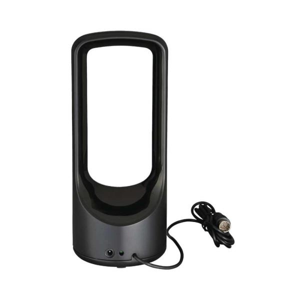 ●地デジ放送の電波を受信する、オールチャンネル(13ch.〜52ch.)対応室内用アンテナです●省スペース設計のスマートで丸みのあるデザインは、設置場所を選ばず、方向調整で向きを変えてもシルエットがかわりません●本体色:ブラック