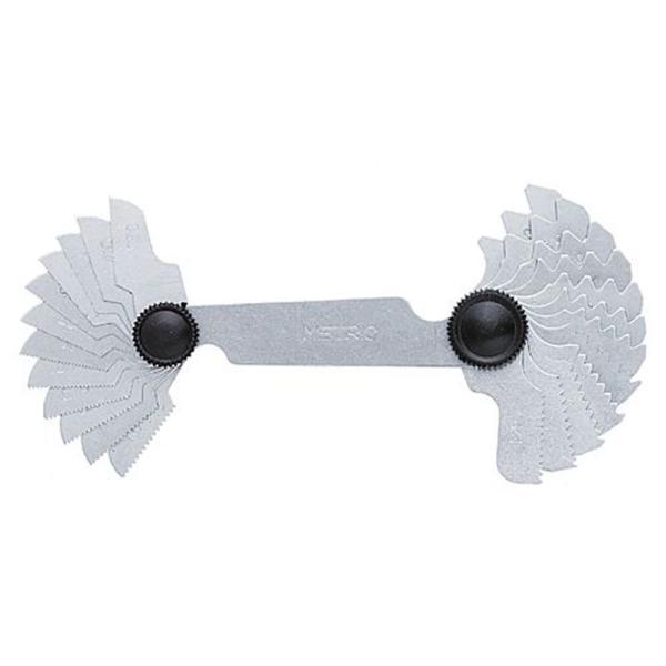 ●ミリねじのピッチ測定に。 ●ねじ山に当たるだけで簡単にピッチを測定出来ます。