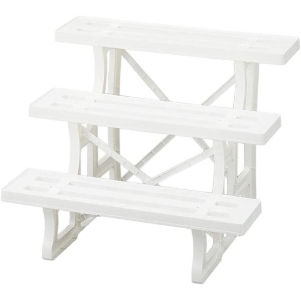 ●玄関・庭・室内など様々な場所でお花や観葉植物、小物などを飾る事ができます●プラスチックなのでさびません●組立もとても簡単