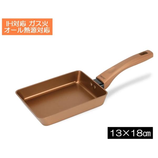 ●内外面ゴールドコーティング●金属ヘラ試験100万回クリア●オール熱源対応