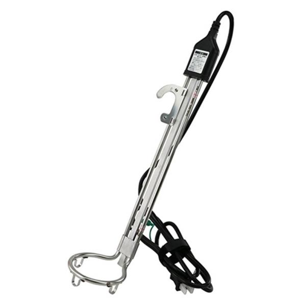 ●安全・安心、過昇防止センサー付きバケツヒーターです●温度が一定以上になると電源を切る過昇防止センサー付きで空焚きを防止します●三本脚でバケツの底部にヒーターが設置することを防ぎ、バケツ内での安定感が高くなります●パイプ部分はステンレス製で...