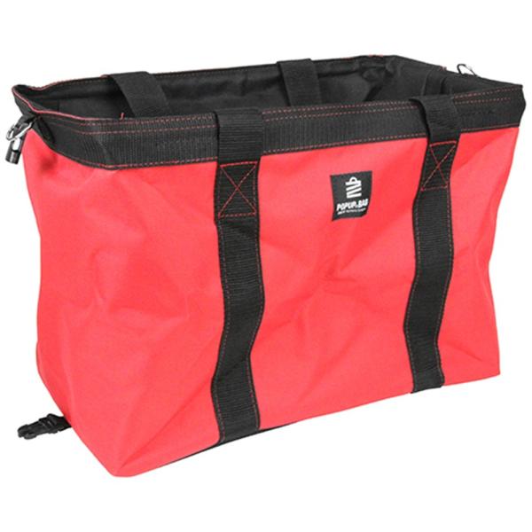 ●さらに進化したポップアップバッグです。●道具、工具の持ち運び、収納。●ワイヤーで自立し、使わない時はコンパクトにたためます。