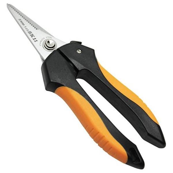 ●軽量・コンパクトで作業が楽なバネ付ハンドルです●携帯、収納にも便利なコンパクトサイズです●さびにくいステンレスブレードです●滑りにくいラバー付グリップです