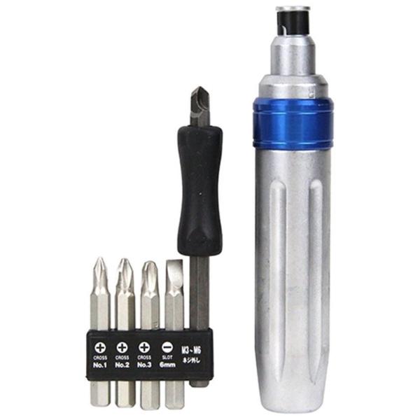 ●強力な回転力で、なめて溝が潰れたネジも回します●ハンマーの衝撃を回転力に変え、固く締まったネジの緩め作業が可能です●なめて溝が潰れたネジを取り外す専用ビット付、ハンマーで叩いて新たな溝を作りネジを取り外します●なめたプラスネジ外しビットは...