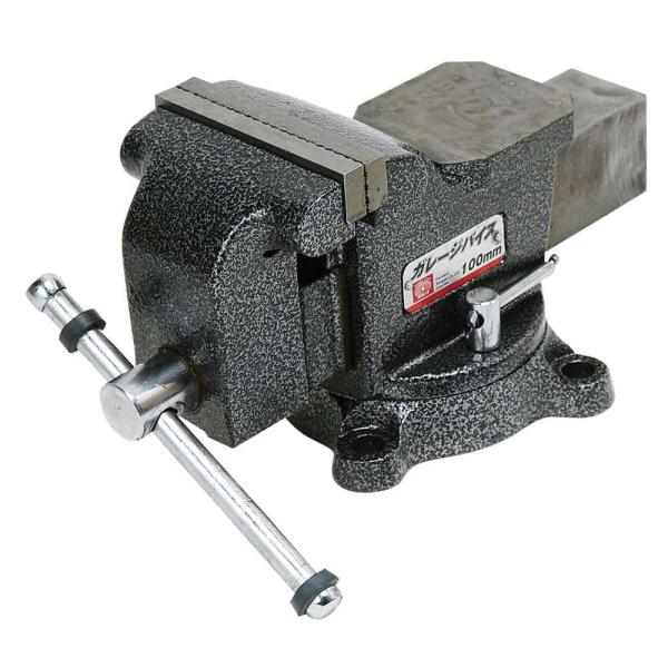 ●回転台付きで、パイプはさみが付いています●金属加工やパイプの切断、アンビルでのたたき作業に使用できます●大型アンビルが付いているため金属加工に大変便利です●くわえ部の下方にパイプをはさめるバイスが付いているので、パイプの切断がとても楽にで...