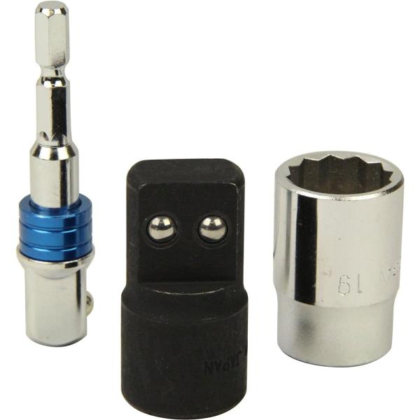 ●誰でも簡単、スマート車載ジャッキアップソケットセット●純正装着されている車載ジャッキを簡単に使用することができるソケットセット●お手持ちの電動工具に装着することで、手を汚すことなく簡単にタイヤ交換など純正車載ジャッキが使用できます●別売S...