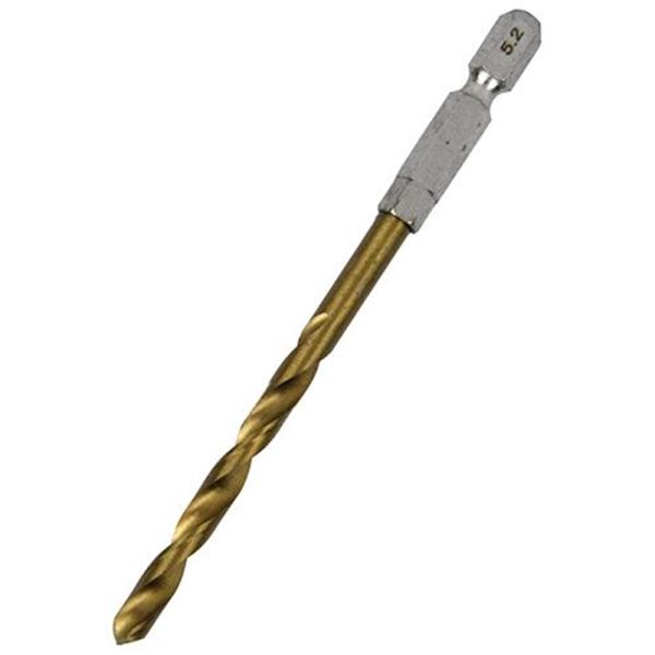 ●使い慣れたサイズ、ハイス鋼クロスシンニング刃先で食い付き抜群の適長鉄ドリルです。●鉄、木、樹脂、軽金属の穴あけ。●ハイス鋼(HSS)にチタン(Tin)をコーティング、耐熱性能が上がり長寿命です。●六角軸なのでインパクトドライバーなどのチャ...