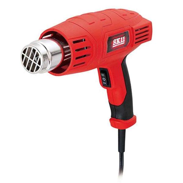 ●風量・温度が2段階切り替え式のコード式ヒートガンです●風量・温度が2段階の切替はスイッチで調整できます●自立機能付きなので、本体を立ててハンズフリーで作業できます