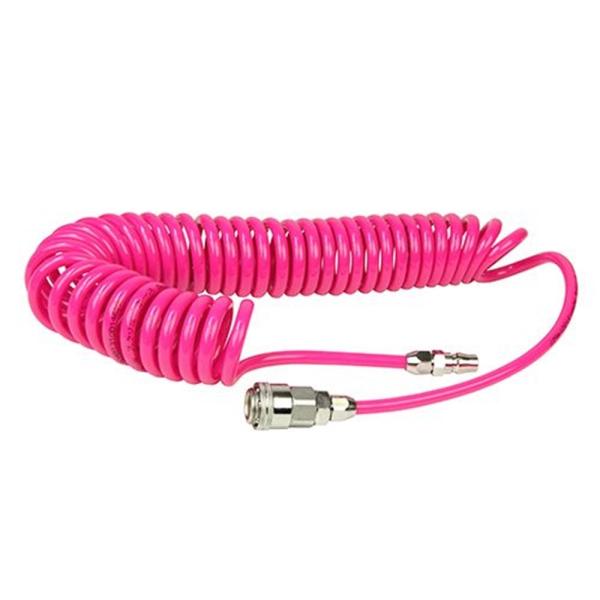 ●エアホースの取り回しや収納のわずらわしさを解消します●伸ばして作業ができ、縮めて収納できる伸縮で邪魔にならないコイル状のエアホースです●ワンタッチソケット付きで、便利です