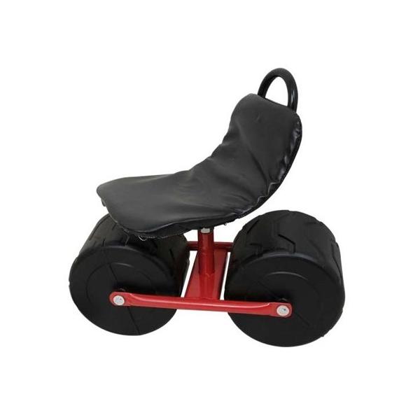 ●お庭まわりや畑の作業時に座ったままで楽々作業。●作業楽々、背もたれ、クッション付きシート●作業に応じてシートの高さが調整できます。(27~32cm)●持ち運びに便利なハンドル付