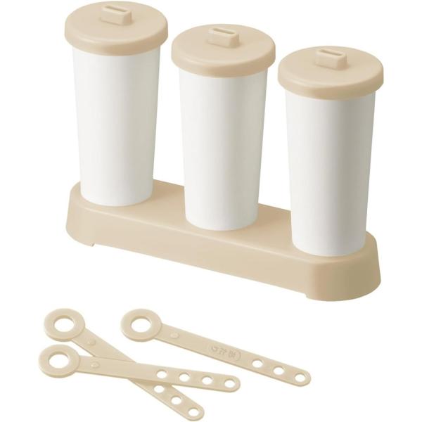 ●溶けにくい円柱状の氷やアイスキャンディーが作れる製氷器●円柱状(最大径約4cm、高さ約10cm)の氷が作れるアイスバーメーカー●立たせて使うため場所を取らず、1本ずつ取り出せるので便利です●アイスキャンディーが作れるスティック付き●3本の...