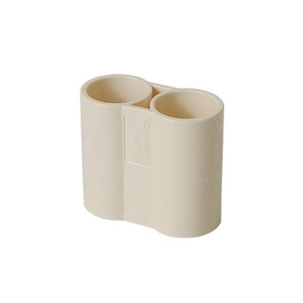 ●接着固定式のプラスチック製ジョイントです●補強に使用します※イレクター専用サンアロー接着液(EY-30、EY-50、EY-100)(別売)で接着してください。