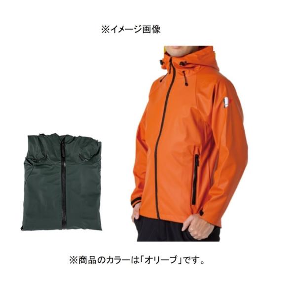 ●表地にポリウレタン素材を使用●止水ファスナーを採用したことでマルチなシーンで着られるレインジャケット●ストレッチ素材