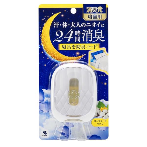 ●汗・体・大人のニオイに！24時間消臭●寝室に広がる汗臭、体臭、加齢臭をしっかり消臭します●寝具を防臭コートし、ニオイを抑えます●寝室空間に合う心地よい香りが広がります●ジャスミン、スズランなどのホワイトフローラルとパウダリーノートをベース...