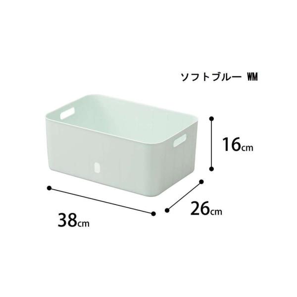 ●やわらかい素材のボックスなので、高い所やお子様にも安心です●汚れたら水洗いができるので衛生的です●側面には持ち運びに便利な取っ手穴付きです●別売りのフタを使えば積み重ねできます●正面の楕円の穴は、棚の上にあるボックスを引き出す際に役立ちます