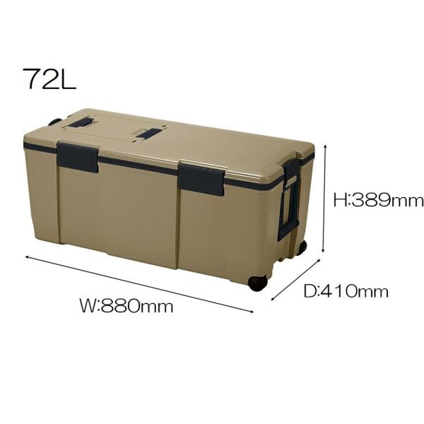 ●たっぷり収納できる大型タイプ●両開き小フタで出し入れ可能●水抜栓付き●キャスター付き●メッシュトレー付き●トレーにもなる仕切板付き