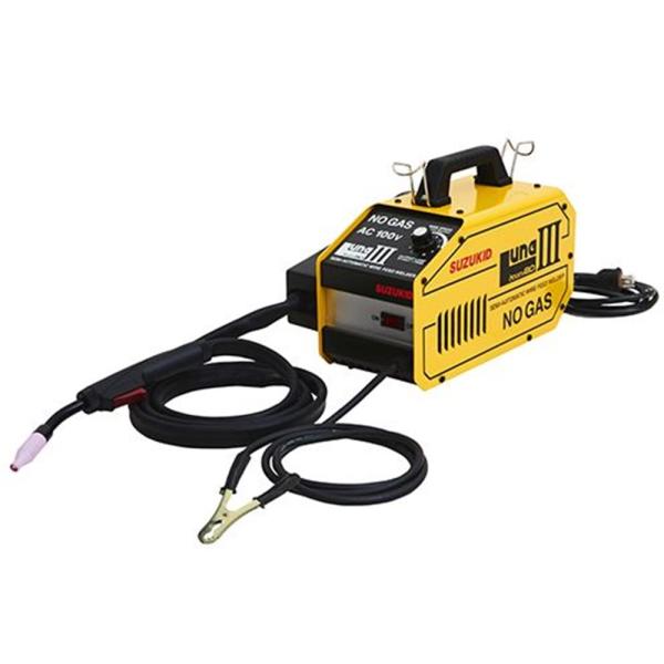 ●高圧ガス不要で100V電源が有れば溶接ができます●使用率オーバー防止機能搭載で使い過ぎによる内部トランス焼損の心配がありません●強制空冷ファン内蔵で余裕の使用率20%です●無段階の出力電流調整とワイヤースピード調整がひとつのダイヤルで可能...