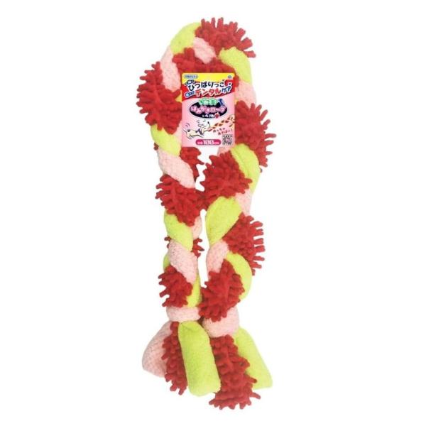 ●愛犬とコミュニケーションをとりながらデンタルケアができる●3種の音色(2つの笛、シャカシャカフィルム)が両端にあり興味を引く●3種の生地(マイクロファイバー)を噛むことで歯の汚れをかきとる●三つ編み形状なので、丈夫で長く遊べて愛犬の運動不...