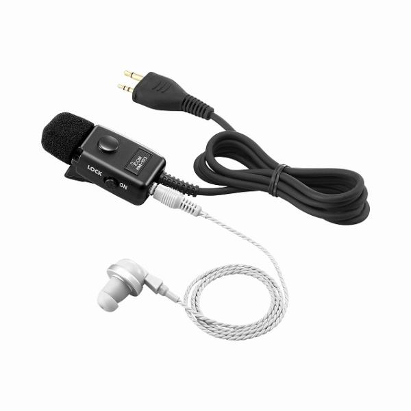 IC-4008W/4088/4088D/S7/T7/T90用業務仕様タイピンマイク