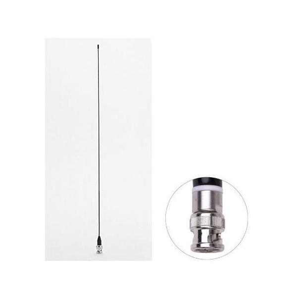 ●周波数：144MHz:2.15dBi　430MHz:3.4dBi●全長：43cm●重量：8g●耐入力：20W