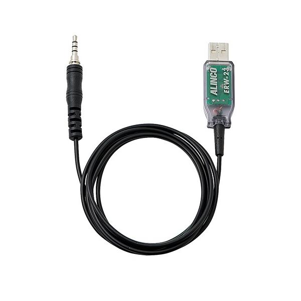 デジタル簡易無線DJ-BU70D,DJ-DPS70シリーズ、アマチュア無線機DJ-G7など1軸４極プラグを採用する無線機でお使い頂けるVCP回路内蔵のPC接続ケーブルです。従来のERW-7では変換ケーブルEDS-14が必要でしたが、ERW-...