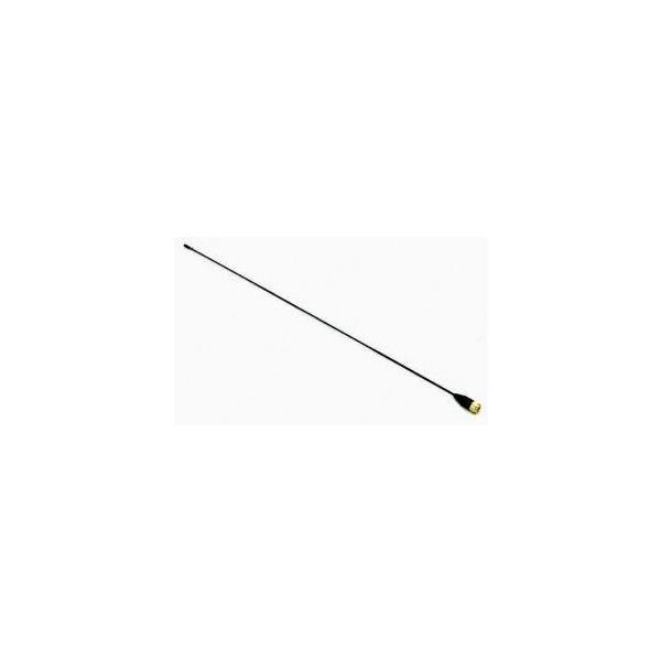 ●周波数：144MHz:2.15dBi/430MHz:3.4dBi●全長：43cm●重量：8g●耐入力：20W