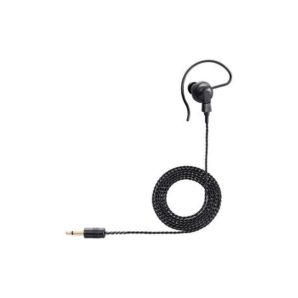 耳掛けイヤホン・耳掛けは分解して反転することで左右の選択が可能。・耳掛けなしでも使用可能。・細型イヤピースx1個を付属。色：黒ケーブル長：1mプラグ直径：Φ3.5mmインピーダンス：600Ωマイク接続が9ピンタイプのトランシーバーに接続する...