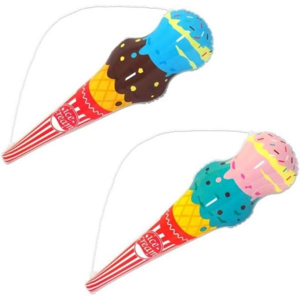 ● 大きなサイズのアイスクリームでインパクト大！！● お祭りや屋台、イベントなどで大人気の空気ビニールのおもちゃ！！● 持ち運びに便利な紐つき● プレゼントにも喜ばれます！● お祭り気分に盛り上がれるので景品にはもちろん、お家でのパーティー...