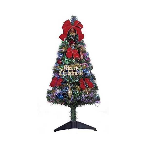 ● サイズ：高さ約90cm、最大幅約39cm● 電源：ACアダプター使用● 2分割● パッケージに取扱説明書、保証書付き● 収納に便利な分割型！クリスマスツリーの中でも人気の高いLEDファイバーツリーです。● 消費電力が少なく、経済的。● ...