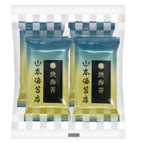 焼海苔　4袋詰(8切 6枚)デザインリニューアル食卓に便利な銘々小袋入りで8切サイズの焼海苔です。商品重量（容器を含む）　0.06ｋｇアレルギー本品と同じ製造ラインでえび、小麦、卵、乳成分を使用した製品が作られています。サイズ(cm) :1...
